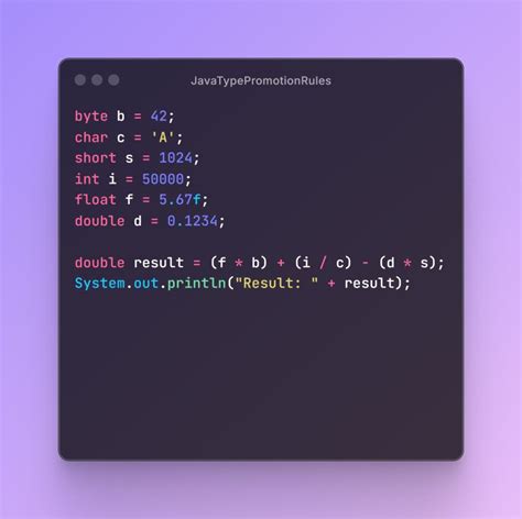 Java Type Promotion Rules In Expressions Abdul Muqeet Posted On The