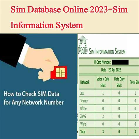 Sim Database Online 2023 Sim Information System