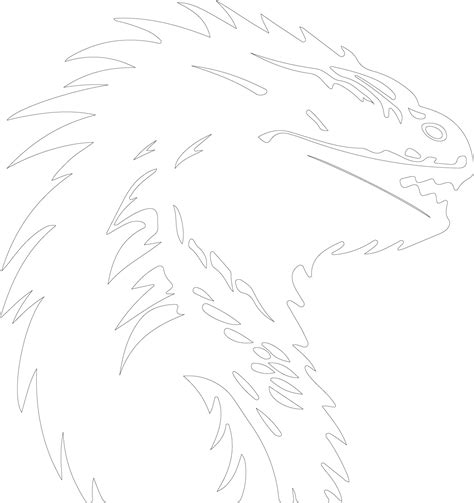 Basilisk Outline Silhouette 39056821 Vector Art At Vecteezy