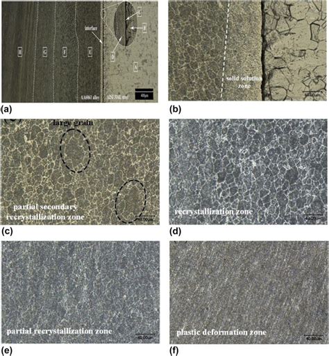 Microstructural Features Of Dissimilar Al Steel Friction Welds A Download Scientific Diagram