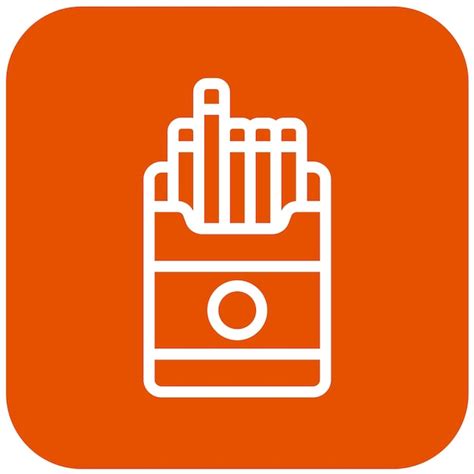 Premium Vector Cigarette Vector Icon Design Illustration