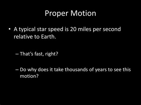 Ppt Parallax And Proper Motion Powerpoint Presentation Free Download