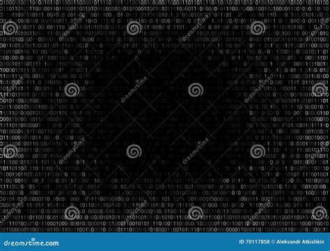 Binary Code Background Stock Vector Illustration Of Graphic
