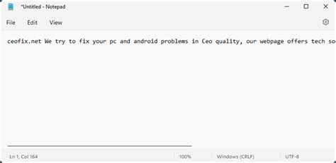 enable or disable word wrap in notepad
