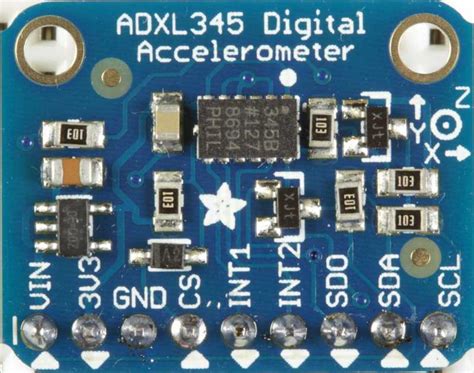 Overview Adxl345 Digital Accelerometer Adafruit Learning System