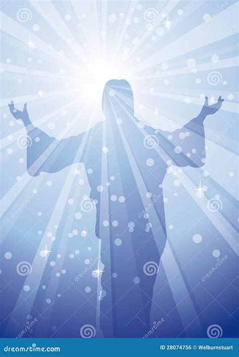Rays Jesus 1 Stock Vector Illustration Of Heaven Christmas 28074756