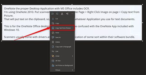 Ocr One Note Windows Windows Forums