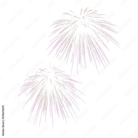 Fireworks Effect Isolated On Transparent Background Stock Illustration Adobe Stock