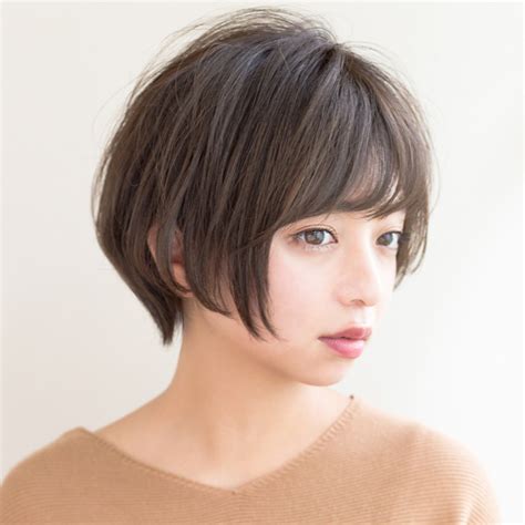 前髪ありのショートヘアで大人かわいくイメチェン大作戦！【hair】