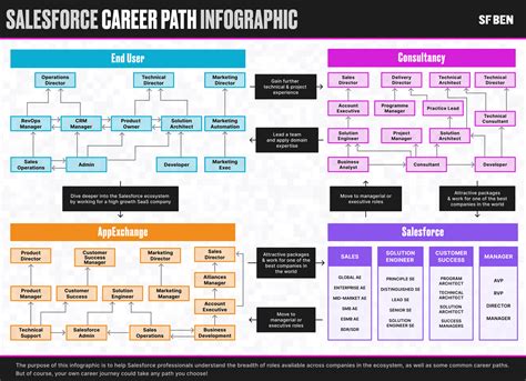 Ultimate Guide To Salesforce Career Paths Infographic Salesforce Ben