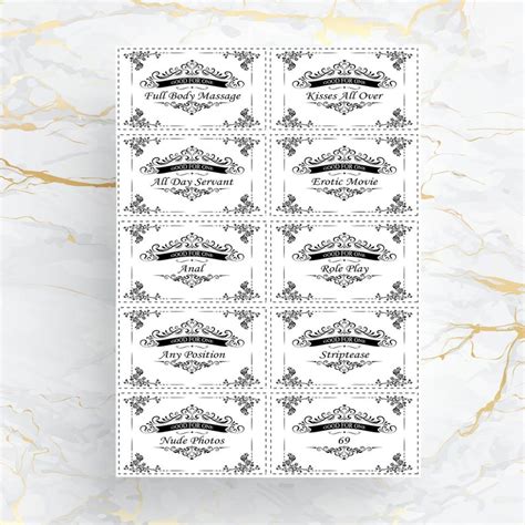 Sex Coupons For Her Sexy And Dirty Vouchers For Couples Etsy