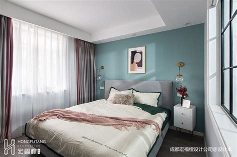 精致北欧风主卧室设计 设计本装修效果图