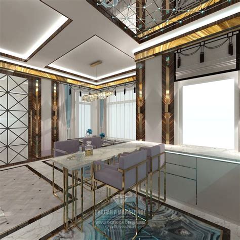 Дизайн дома в КП «Азарово Интерьер в стиле современное ар деко Interior Design Country