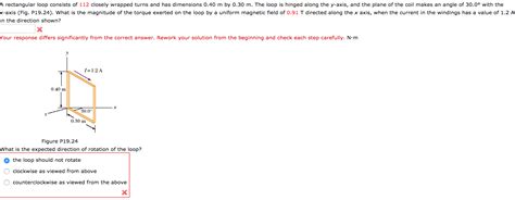solved a rectangular loop consists of 112 closely wrapped