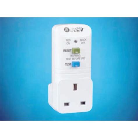 Pdl 1951 Elimit 13a Safety Rcb 240v Socket Adaptor 10ma Lazada