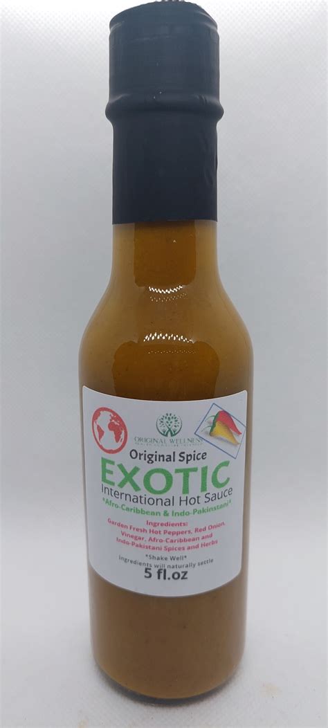 Exotic Hot Sauce Original Wellness