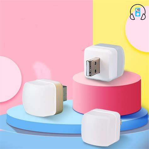 Portable Plug Usb Led Light Lamp Mobile Power Charging Usb Lamp Soft Light Eye Protection