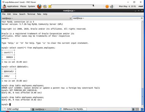 DBRECOVER For MySQL RECOVER CASE DROP TABLE TRUNCATE TABLE DBRECOVER Expert Recovery