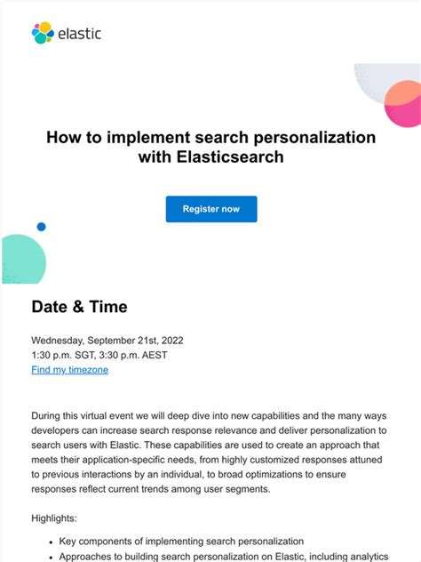 Elastic Virtual Event How To Implement Search Personalization With Elastic Virtual Event How To Implement Search Personalization With