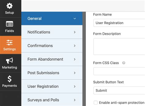 how to install and set up user registration addon with wpforms