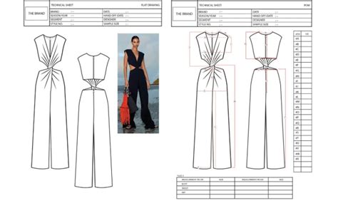 Do Fashion Technical Sheet For Your Clothing Line By Slushier Fiverr