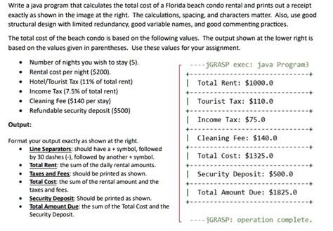 SOLVED Texts Write A Java Program That Calculates The Total Cost Of A