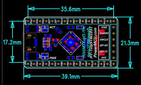 STM F TB ARM Cortex M Development Board HY TinySTM T US HAOYU Electronics