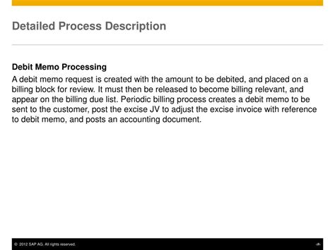 PPT Debit Memo Processing PowerPoint Presentation Free Download ID