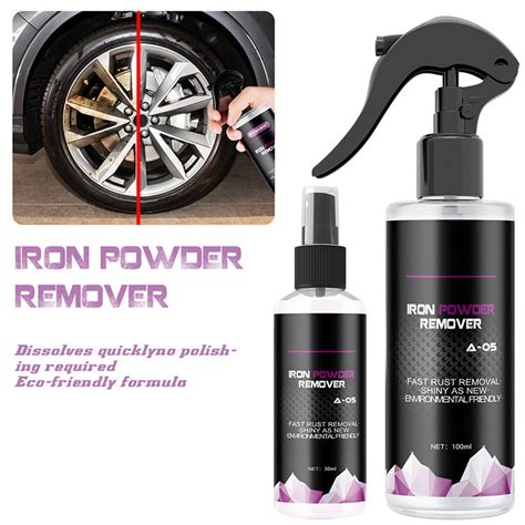 Yftdey Metal Rust Remover Spray 100ml Automobile Wheel Rust Cleaner Kitchen Stainless Steel