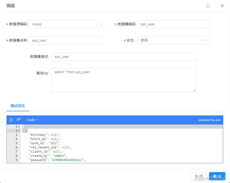 基于jeecgboot的大屏设计器开发——数据集设计（一）jeecgboot大屏开发教程 Csdn博客