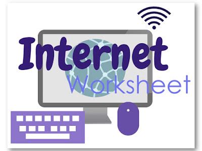 Classroom Freebies Too Internet Worksheet