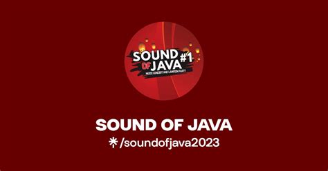 Sound Of Java Instagram Facebook Tiktok Linktree