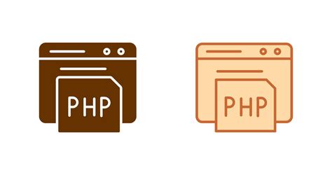 Php Icon Design 42917660 Vector Art At Vecteezy