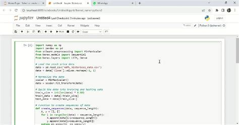 Shyam Sankar On Linkedin Datascience Stockmarket Lstm Bharatintern Projectcompletion