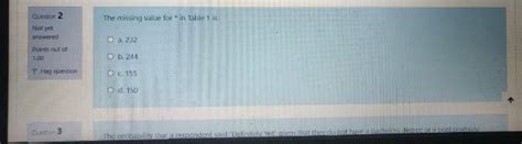 Solved Question 7 The Value Of Xxx In The Calculation Below Chegg Com