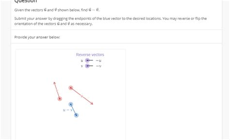Solved Given The Vectors U And V Shown Below Find U V Chegg Com