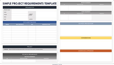 Free Requirements Gathering Template Free Printable