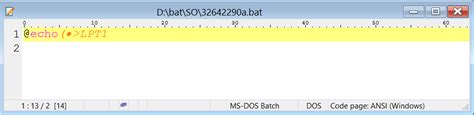 Command Runs From Cmd But Not From Batch File Stack Overflow