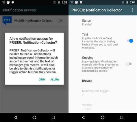 Notification Log Application On Android Download Scientific Diagram