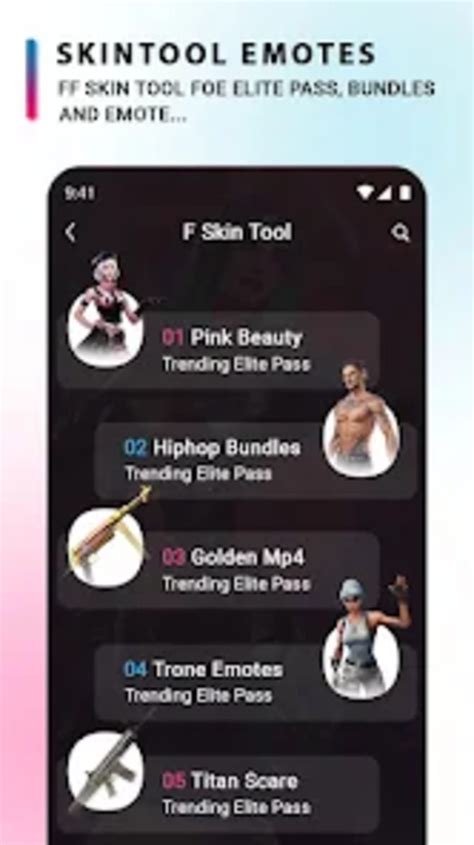 Android 용 Fffff Skin Tool Emote Fixlag 다운로드