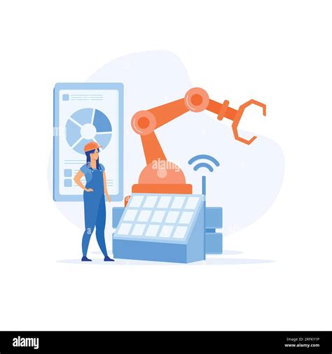 Smart Industry Concept Smart Intelligence Technology In Industrial