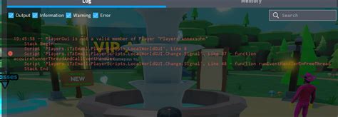 I Keep Getting This Error Message When Someone Enters A Zone Scripting Support Developer
