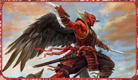 Tengu The Japanese Demon Oni With A Long Nose Kimurakami