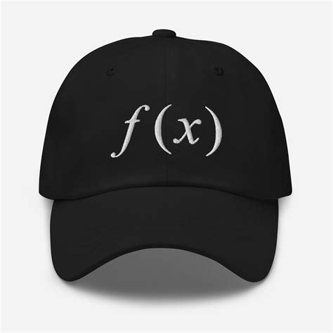 Fx Hat Math Hat Math T Teacher T F Of X Embroidered