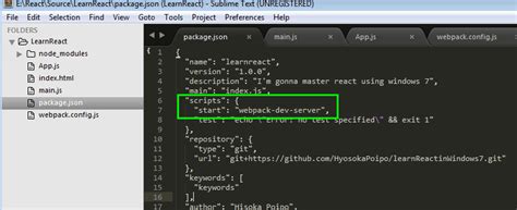 Dimensi Tutupbotol Setting Up React Environment Using Npm Babel And Webpack In Windows 7