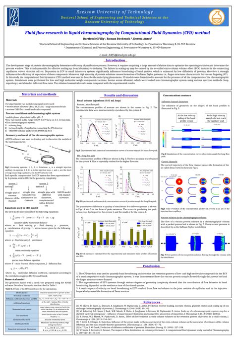 Pdf Fluid Flow Research In Liquid Chromatography By Computational