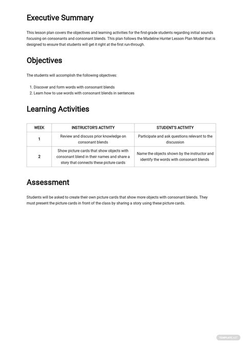 Madeline Hunter Model Lesson Plan Template Free Pdf Regarding Madeline Hunter Lesson Plan Blank