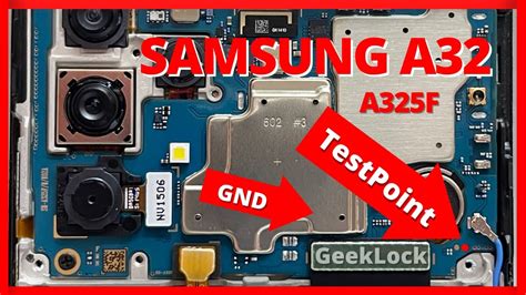 تست پوینت Test Point گوشی سامسونگ Samsung Galaxy A32 A325F دکتر