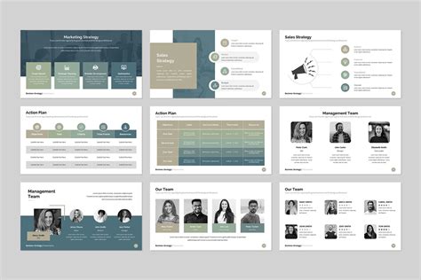Business Strategy Powerpoint Template Nulivo Market