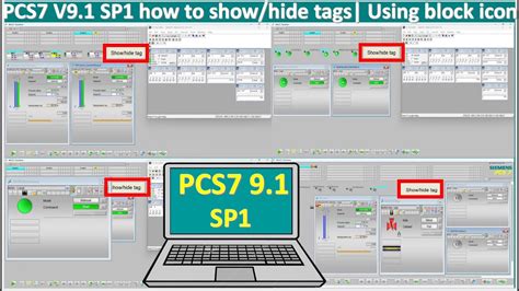 Pcs7 V9 1 Sp1 Tutorial How To Show And Hide Tags And How To Use Block Icon For Link With